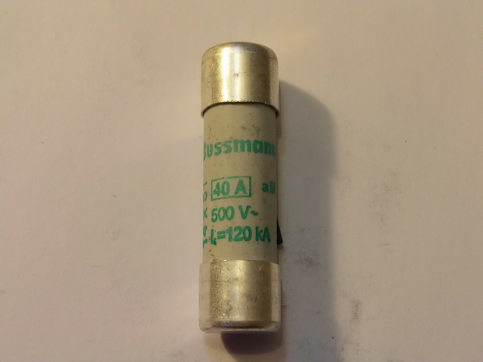 C14M40I AM 40A 500V BUSSMANN FUSE 40AMPS SIZE - 14.3mm x 51mm QTY 1 ...