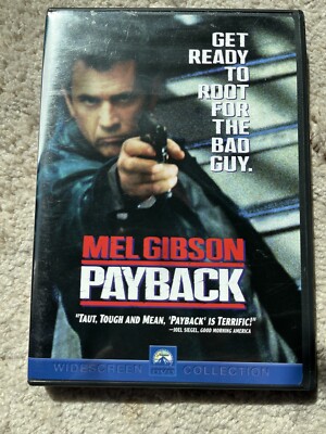 PAYBACK (DVD 1999) WS - MEL GIBSON - LIKE NEW W/INSERT - FAST FREE ...