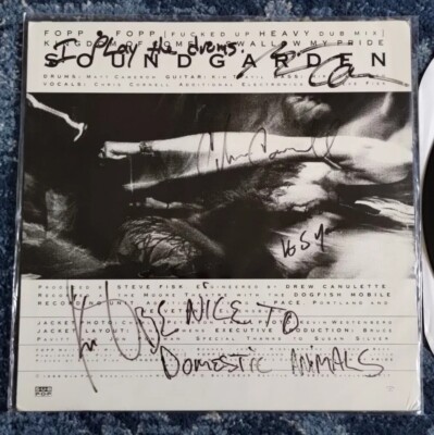 SOUNDGARDEN – vinyl FOPP EP – FULLY SIGNED! First pressing | eBay