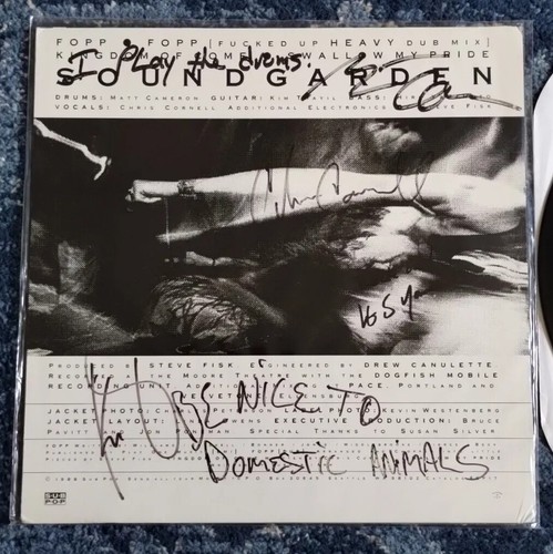 SOUNDGARDEN – vinyl FOPP EP – FULLY SIGNED! First pressing | eBay