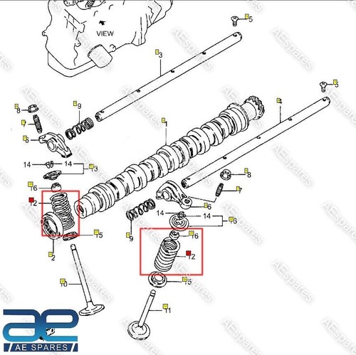 Spring Valve For Suzuki Samurai SJ413 Esteem 1.3L Part No. 12921-60A00 ...