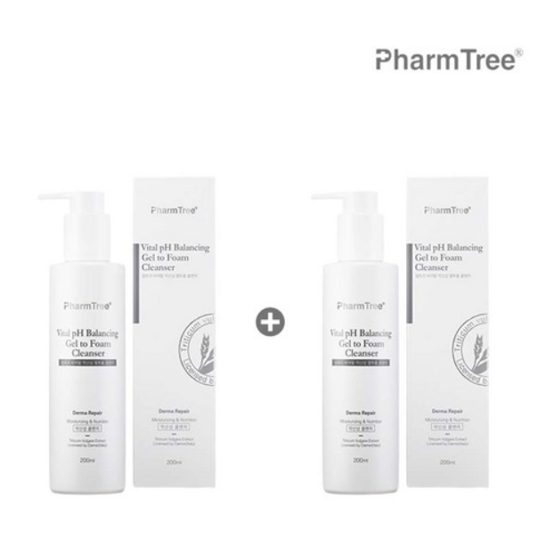 Pharm Tree Vital pH Balancing Gel To Foam Cleanser 200ml 2ea ...