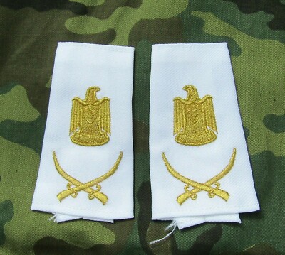Iraqi Navy Major General White shoulder boards | eBay