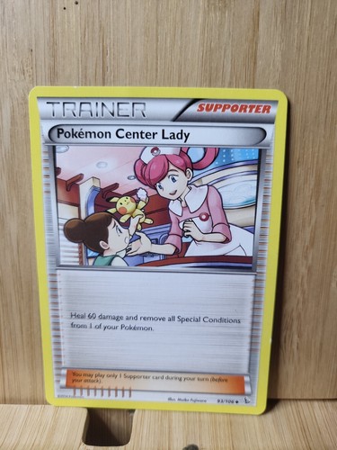 POKEMON CENTER LADY Trainer🏆93/106 FLASHFIRE (Genuine) Pokemon Card🏆 ...