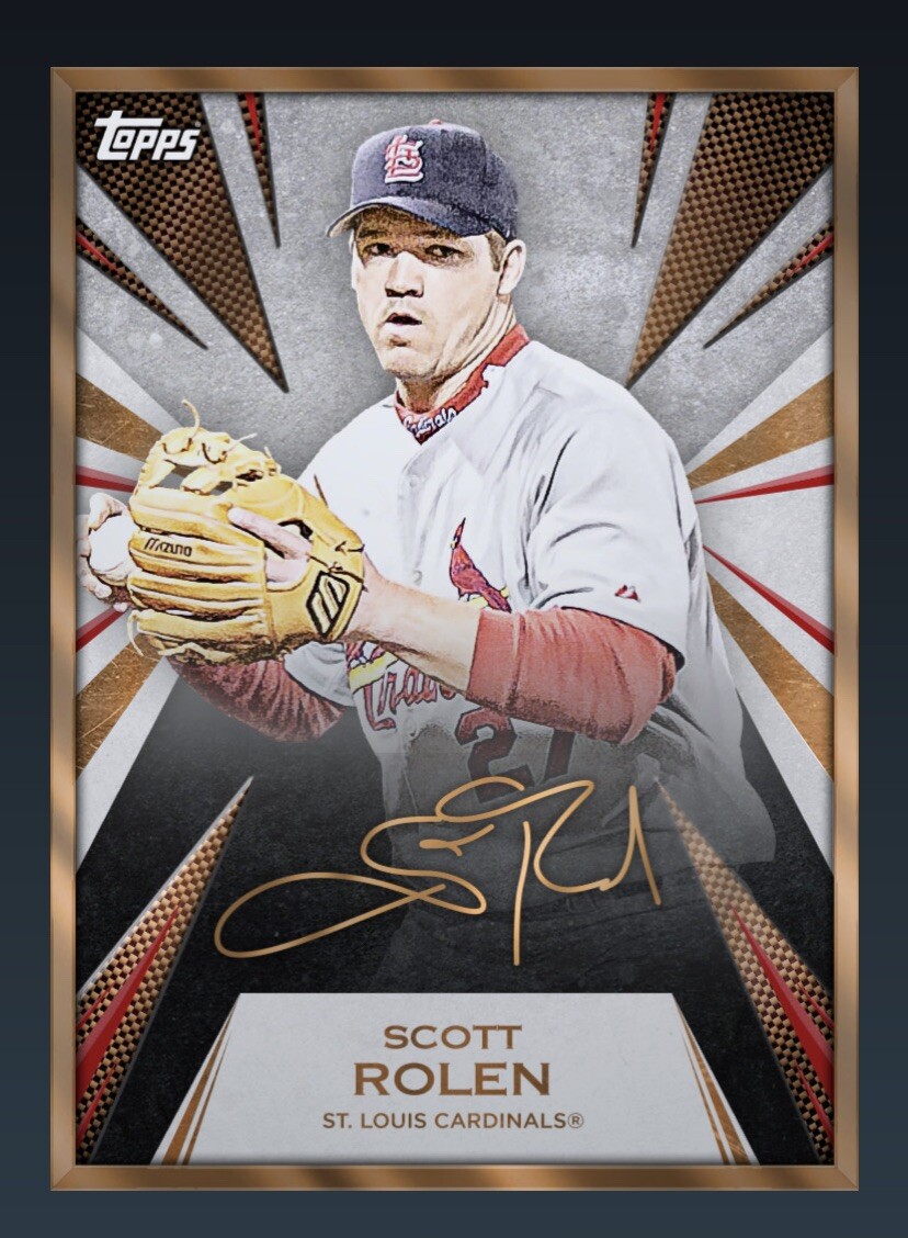 Topps Bunt - (2023) RENOWNED SIGNATURES Bronze - SCOTT ROLEN Digital ...