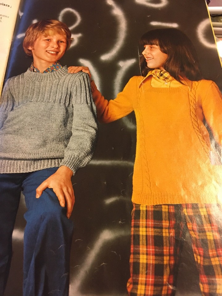 Kids Knitting Magazine Age 3 - 14 Jumper Top Hat Jacket Cardigan Shawl ...