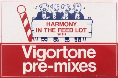 VIGORTONE PRE-MIXES ADVERTISING METAL SIGN | eBay