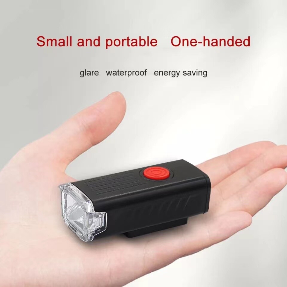 USB Rechargeable LED Bicycle Headlight Bike Head Light Front Rear Lamp ...