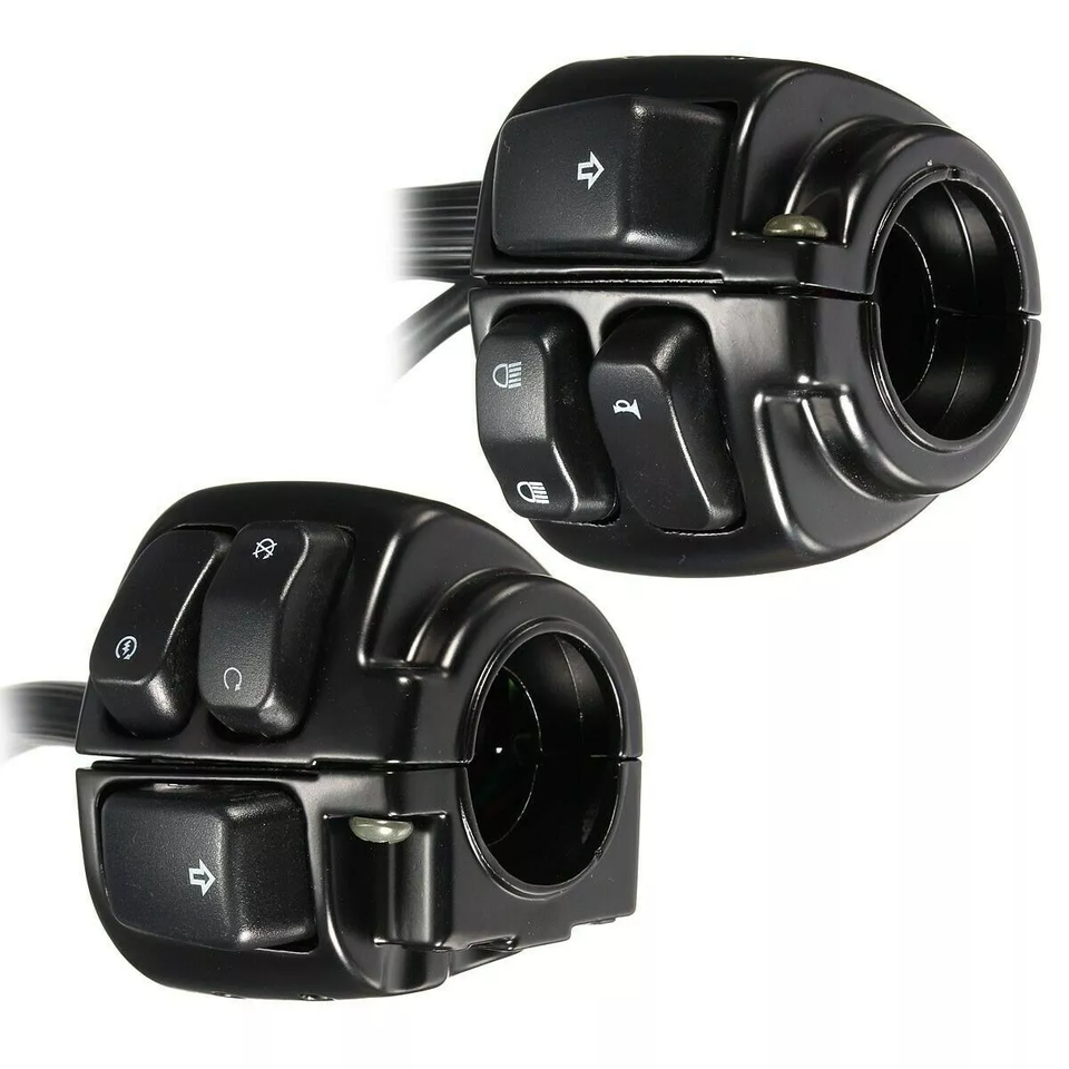 Motorcycle 1" Handlebar Turn Signal Control Switch For Harley Sportster ...