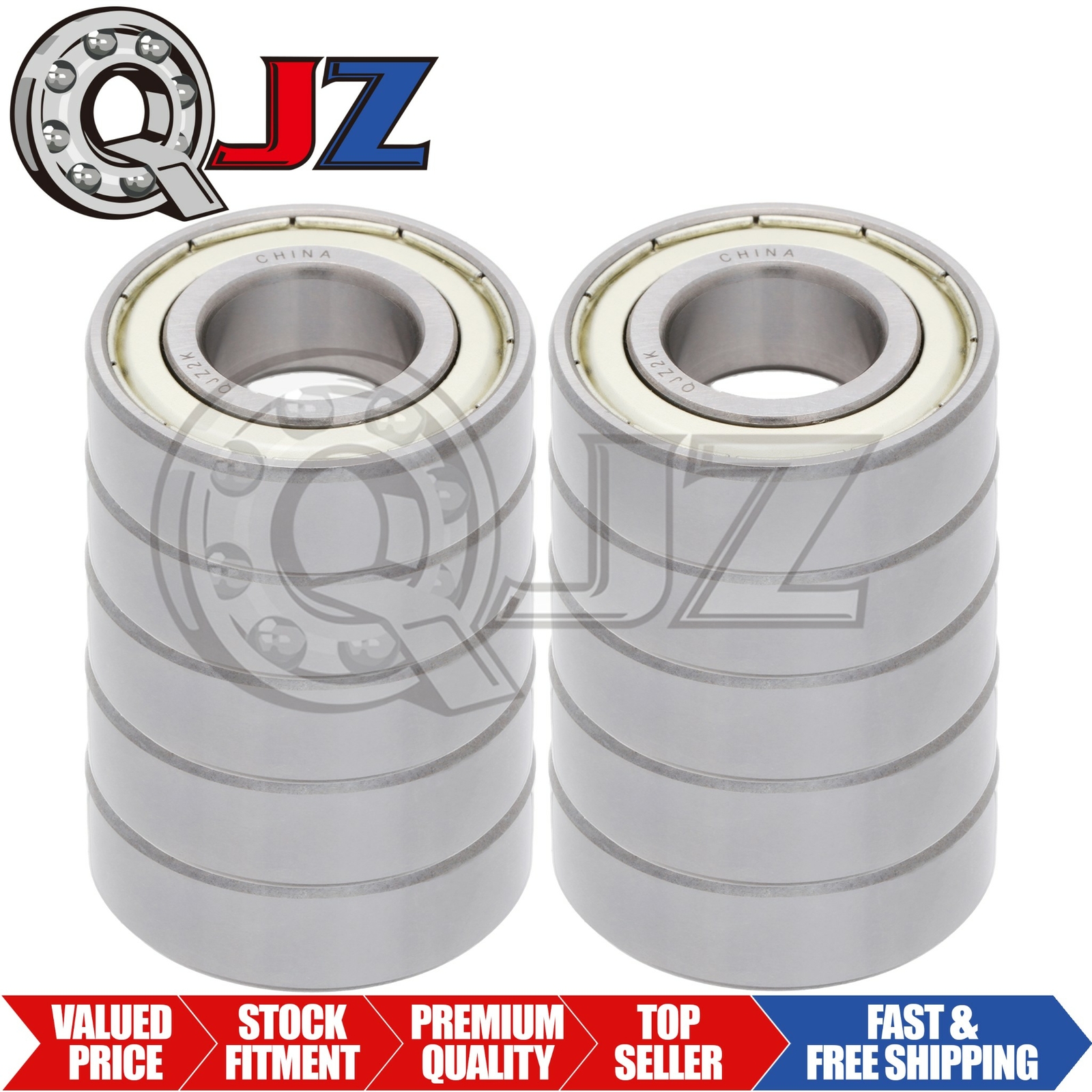 [Qty.10] New R24-ZZ Deep Groove Ball Bearing [1.50" Bore x 2.625" OD x ...