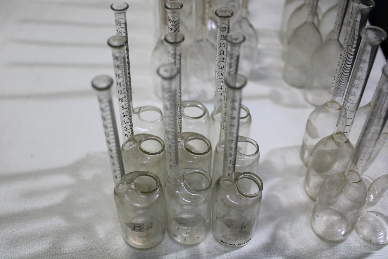 72 ANTIQUE GLASS BABCOCK TEST BOTTLES | Grelly USA