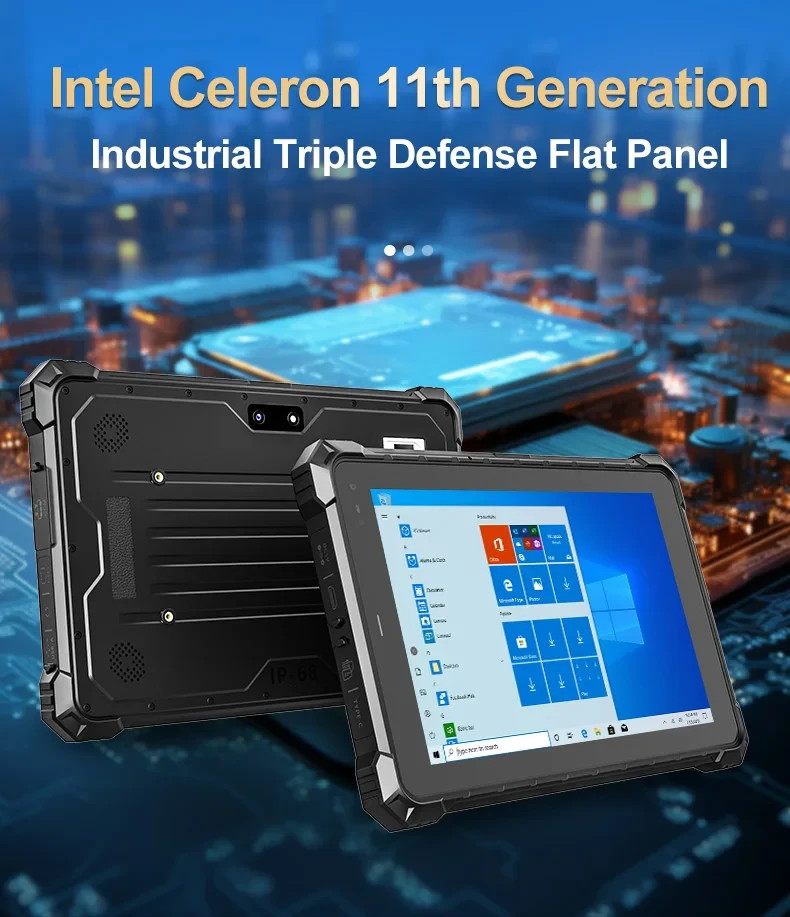 Industrial Rugged Tablet PC 10.1'' Rugged Tablet Handheld Data Terminal ...
