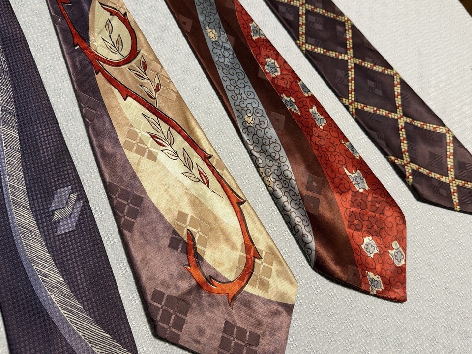 Vintage 40s-50s Tie Necktie Lot Of 5 Rockabilly Swing Ties | eBay