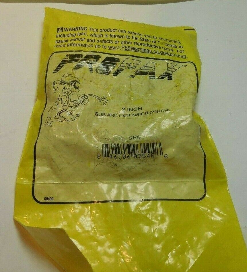 Profax 2" Sub Arc Extension For Lincoln Electric K231, 9/16-18 Threaded ...