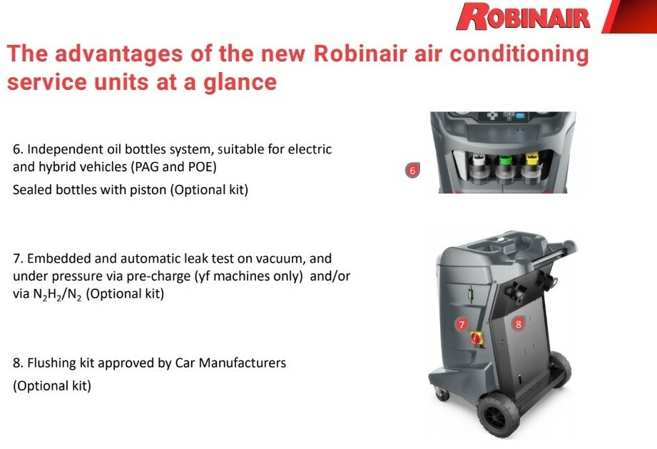 New Robinair AC1234-5i R1234yf Fully Auto Air Con Conditioning Machine ...