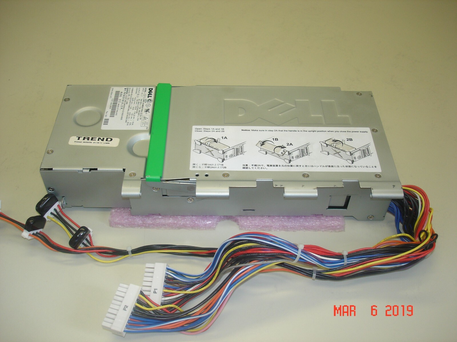 DELL 041UFC 410W PSU FOR PRECISION 420 W/ HARNESS NPS-410BB 100-240V 50 ...