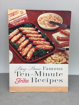 Daisy Deans Famous Ten-Minute Fritos Recipes 1954 Vintage Cookbook ...