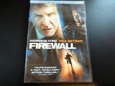 Firewall (DVD, 2006, Full Frame) Harrison Ford ~ Paul Bettany ...