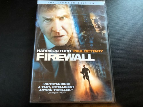 Firewall (DVD, 2006, Full Frame) Harrison Ford ~ Paul Bettany ...