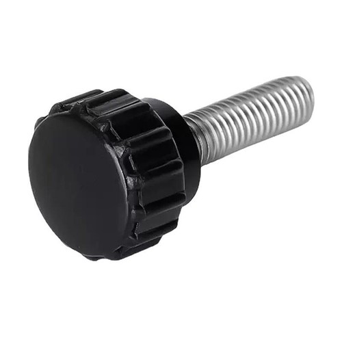 M3-M8 304Stainless Steel Handle Nuts Knob Black Plastic Head Thumb ...