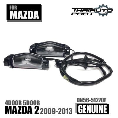 2X Rear License Plate Light Lamp For Mazda2 DE DH Sedan Hatchback 09-14 ...