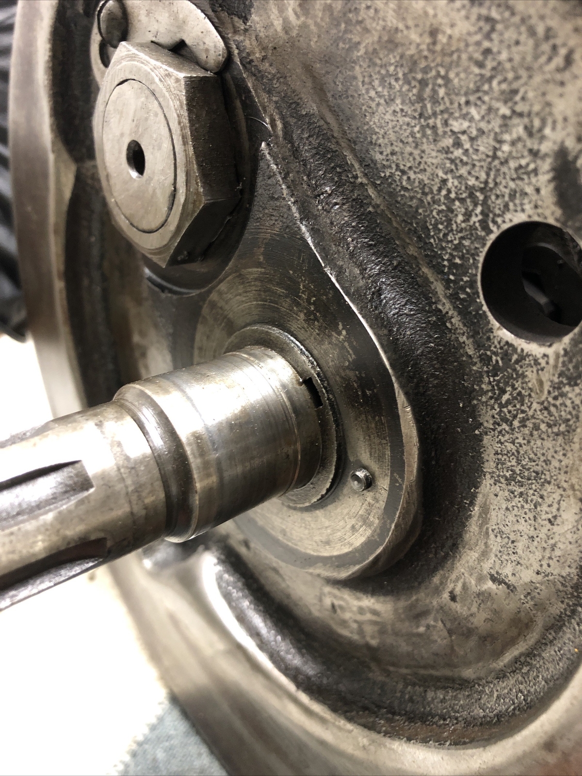 Harley 1941-1953 Knucklehead Panhead Flywheels Crankshaft OEM ! FL 74 ...