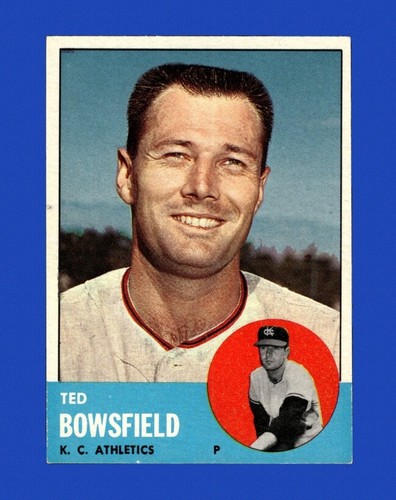 1963 Topps Set-Break #339 Ted Bowsfield EX-EXMINT *GMCARDS* | eBay