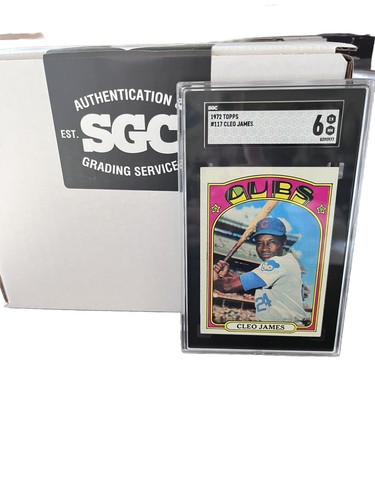 1972 Topps #117 Cleo James (RC) SGC Graded 6 EX NM | eBay