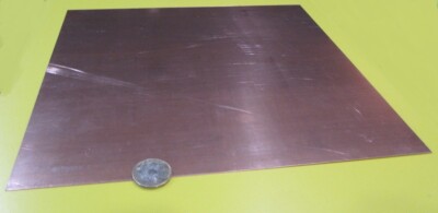 110 Copper Sheet H02 .050" Thick x 12.0" Wide x 12.0" Length | eBay