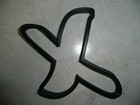 LETTER X UPPERCASE FANCY STYLIZED FONT ALPHABET SPECIAL COOKIE CUTTER ...