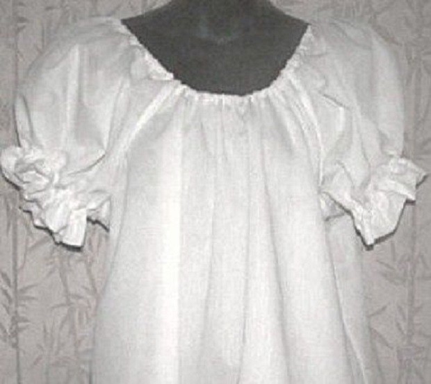 RENAISSANCE / CIVIL WAR WHITE CHEMISE DRESS - You pick short or long ...