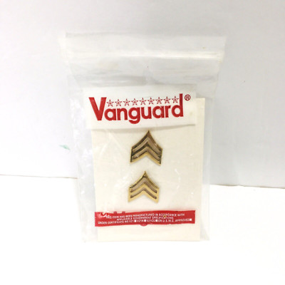 VINTAGE VANGUARD MILITARY CHEVRON PINS - NEW | eBay