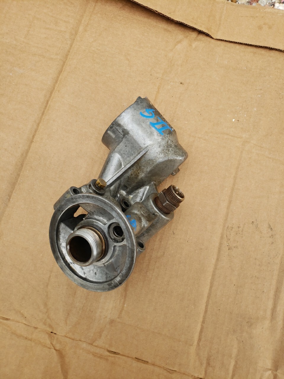 1995-2003 Ford F250 F350 7.3 powerstroke oil cooler adapter housing ...