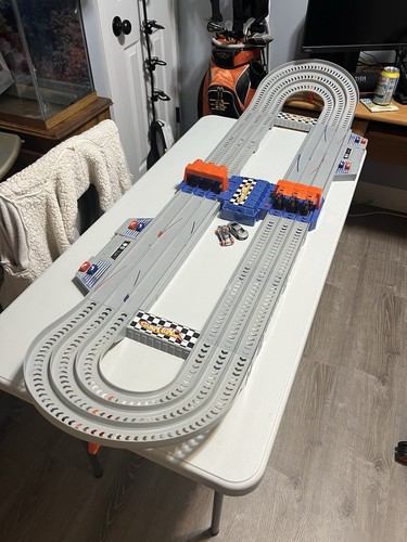 Mattel Hot Wheels 3 Lane SUPER SPEEDWAY WORKING!!! | eBay