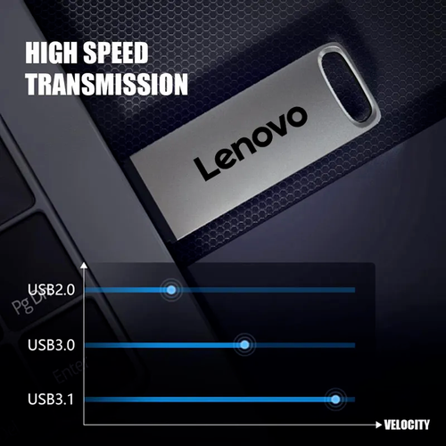 2TB Lenovo USB Flash Drive Metal Memory Stick Pen Thumb Disk Storage W ...