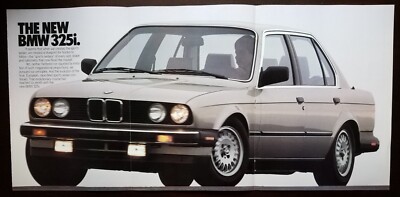 Print Ad Poster 1987 BMW 325i Sports Sedan-Highest State of Evolution ...