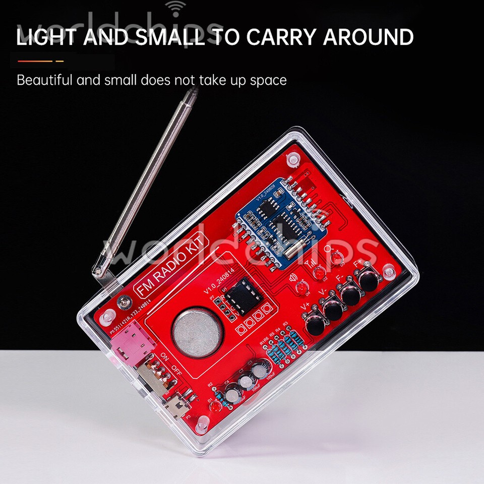 DIY Digital RDA5807 FM Radio Electronic Kit 87-108MHZ DIY Soldering ...
