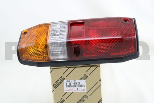 8155190K09 Genuine Toyota LENS, REAR COMBINATION LAMP, RH 81551-90K09 ...