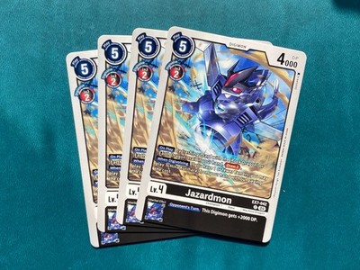 Jazardmon EX7-042 Playset Digimon Liberator Card Game x4 | eBay