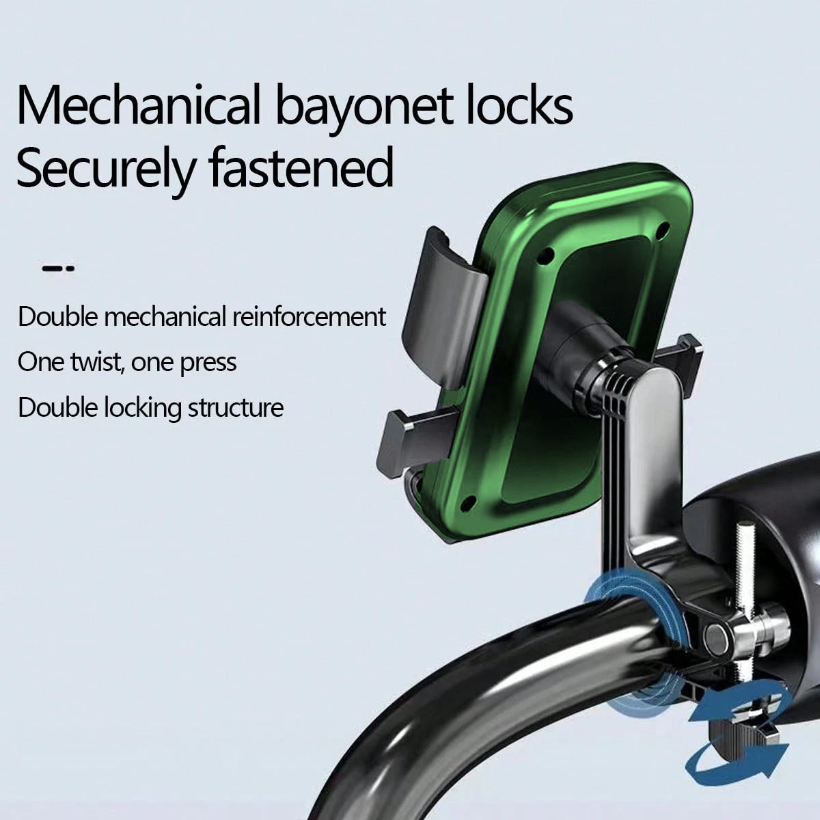 Motorcycle Bike Handlebar Mount Holder Bicycle For iPhone Samsung Cell ...