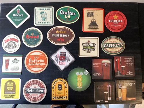 21 different EUROPEAN / English Beer Coasters C | eBay Australia