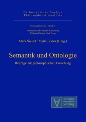 Mark Siebel Semantik und Ontologie (Relié) | eBay