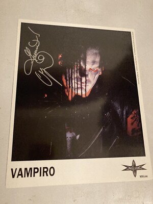 Vampiro WCW Promo Photo Signed WWE AAA CMLL Lucha Libre | eBay
