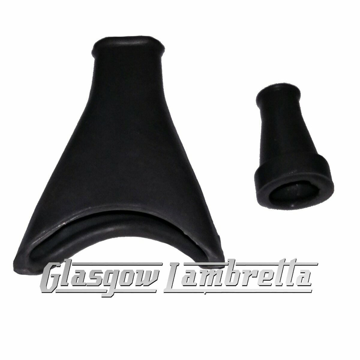 Lambretta LD 125 / 150 THROTTLE & GEAR CABLE HANDLEBAR COVER in GREY ...