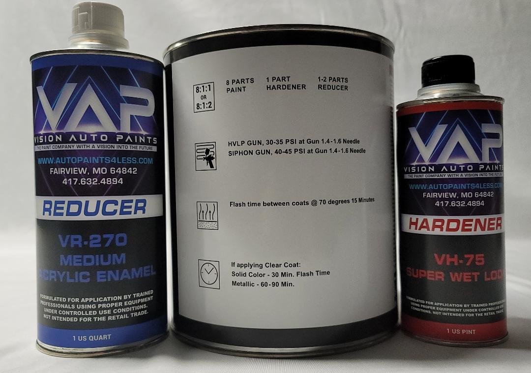 # 3671 Vision High Gloss Bright Blue Met Single Stage Acrylic Enamel ...