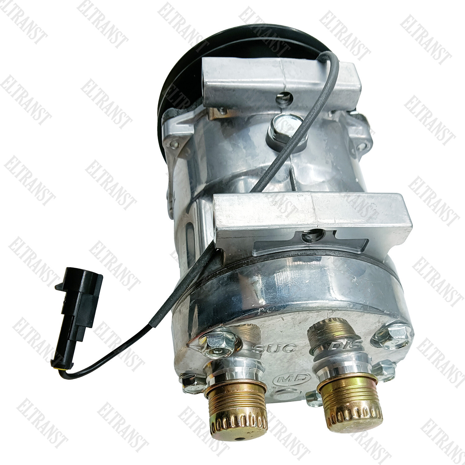 For CASE 590SM 580SM 580M Sanden SD7H15 A/C Compressor 8174 504020809 ...