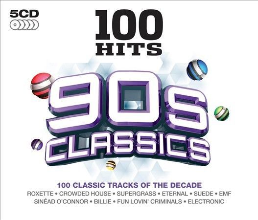 100 Hits: 90s Classics by Various Artists (CD, Apr-2013, 5 Discs, Demon ...