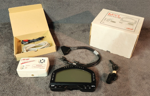 AiM MXL Pista Data Logging Dash w P&P Harness 04.554.34 for 04-06 Yamaha R1 | eBay