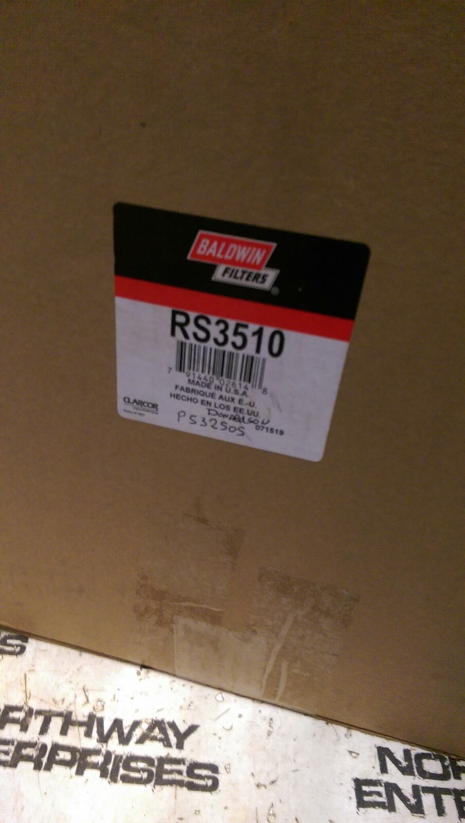 CATERPILLAR 6I2505 - Air filter cross reference