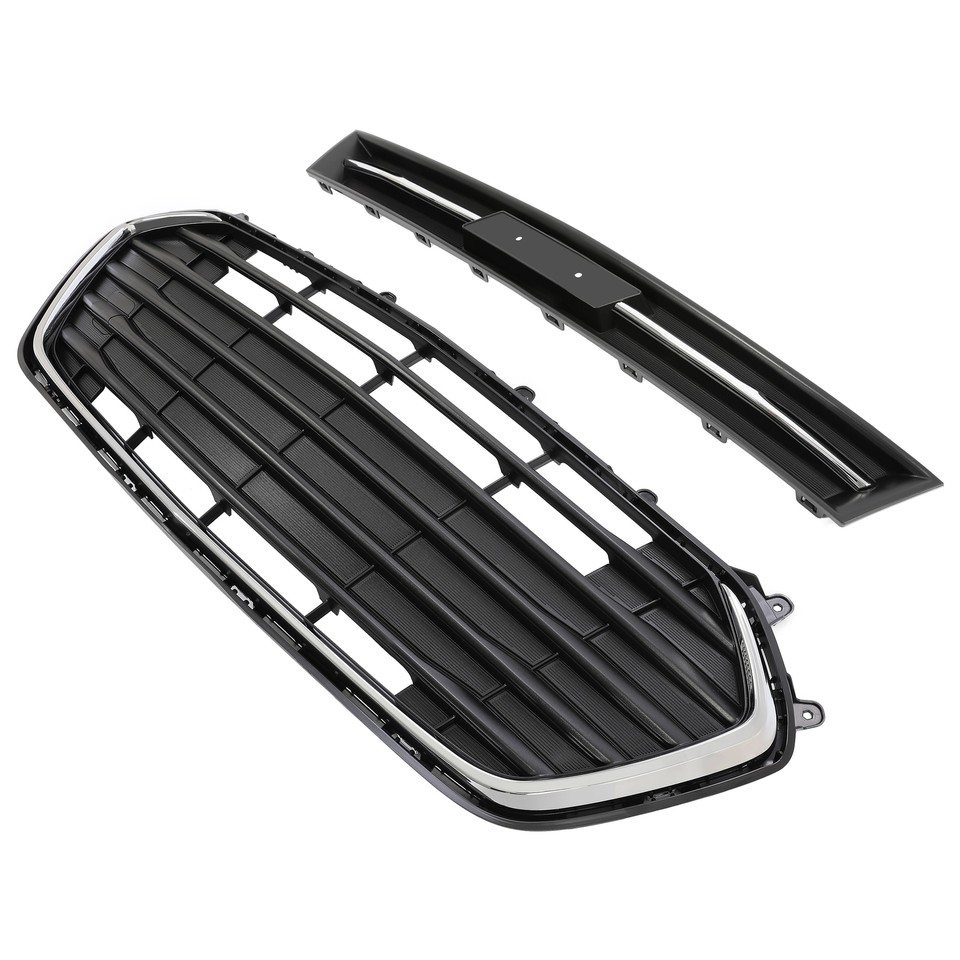 Painted Front Upper+Lower Bumper Grille Mesh Grill For Chevy Trax 2017 ...